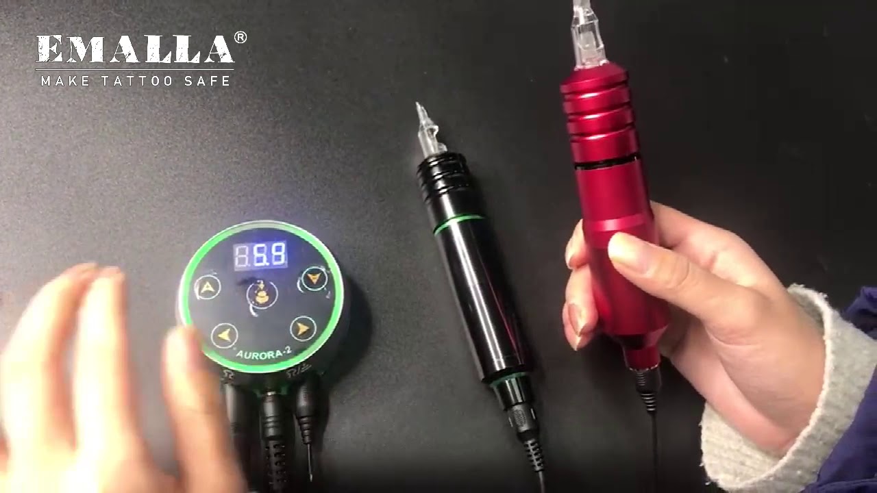 EMALLA Cartridge Machine Pen - Check the power of a motor - YouTube