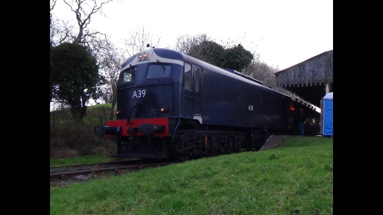 Preserved C.I.E A Class Loco A39 at Downpatrick Loop - 28/12/13 - YouTube