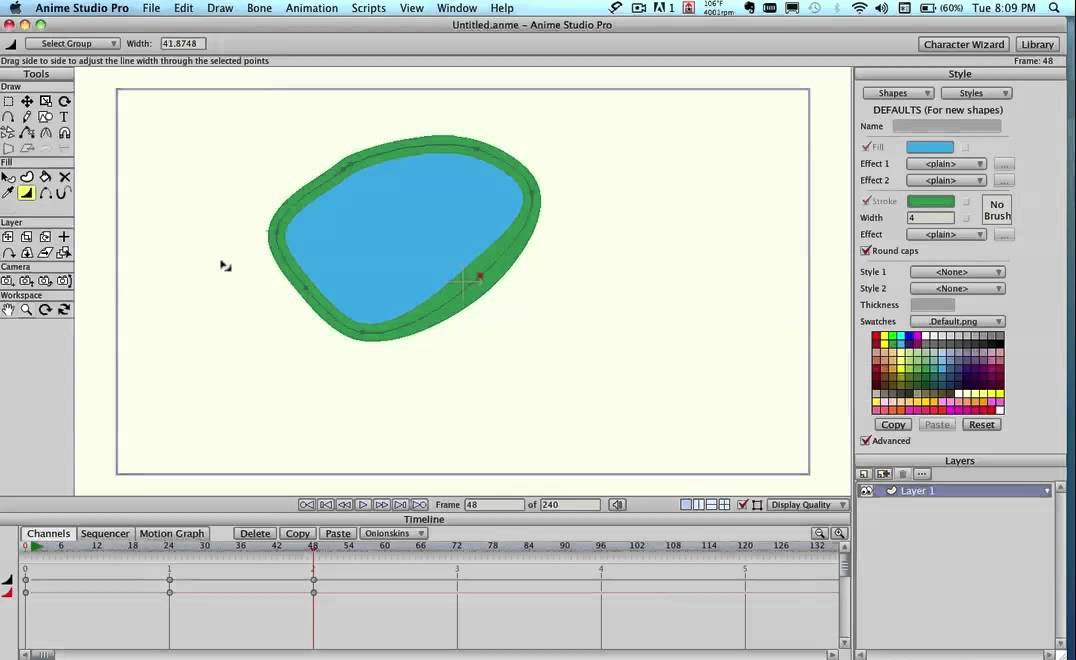 Drawing Tools Tutorial Anime Studio Pro 8 - YouTube