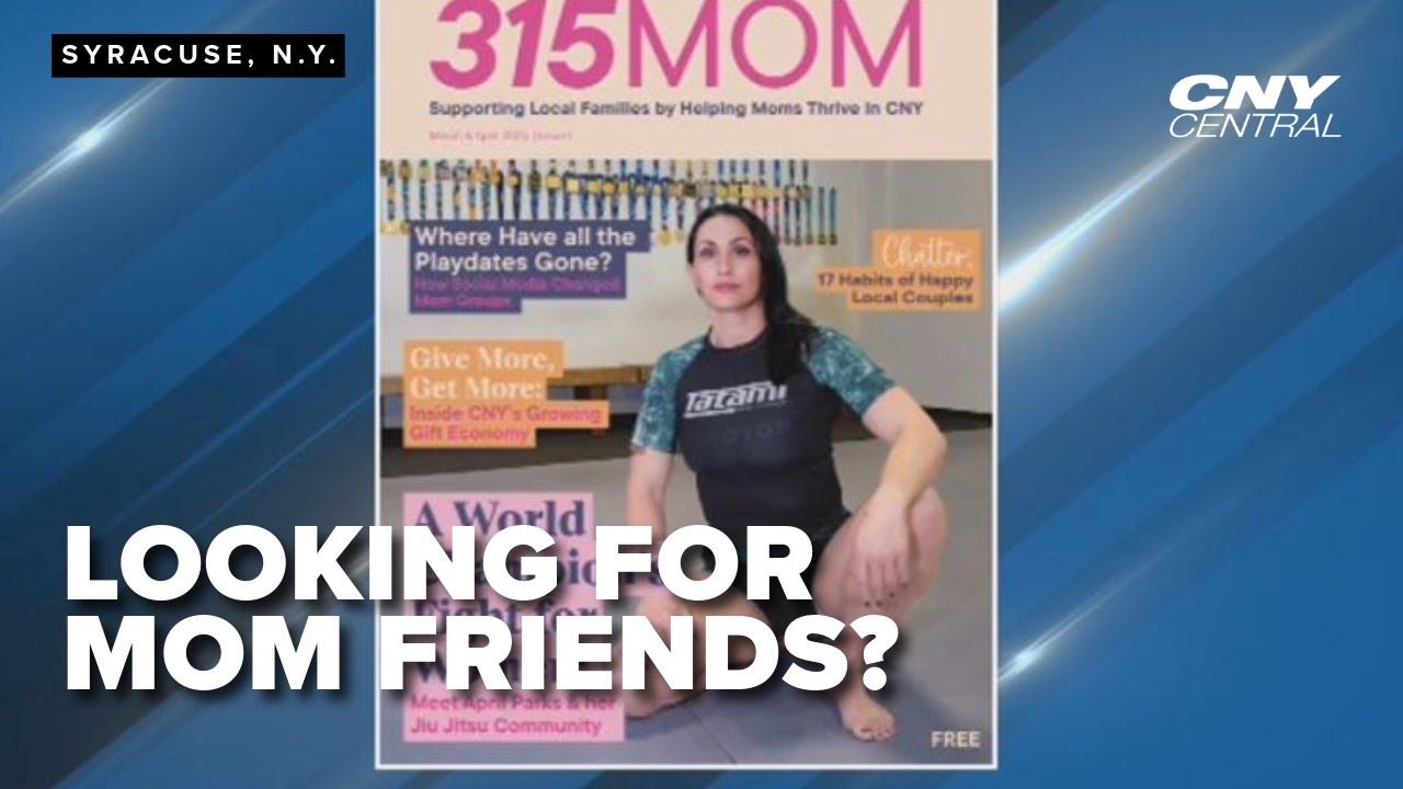 Looking for mom friends? New magazine looks to connect CNY moms - YouTube