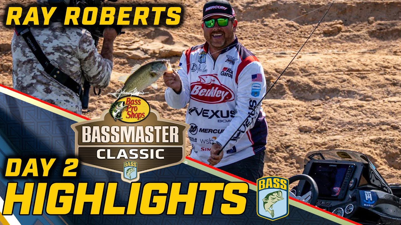 Highlights: Day 2 of Bassmaster CLASSIC at Ray Roberts - YouTube
