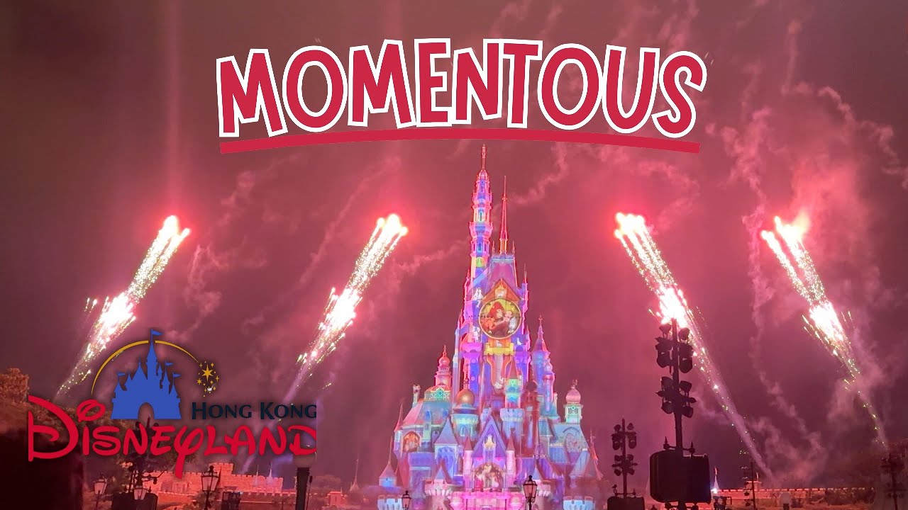 Momentous 2025 - Full Disney Fireworks & Light Show! Hong Kong ...