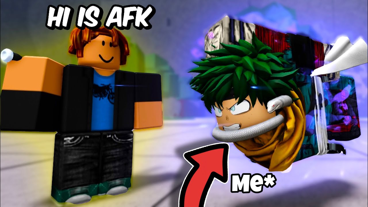 Pretended to be AFK - Compilation..💀 | In Roblox The Strongest ...