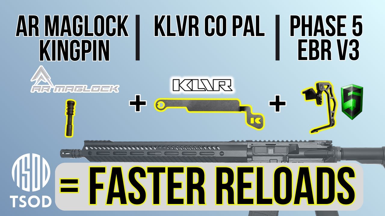 FAST CA Reloads? KLVR Co PAL + AR Maglock Kingpin + Phase 5 EBR Install ...