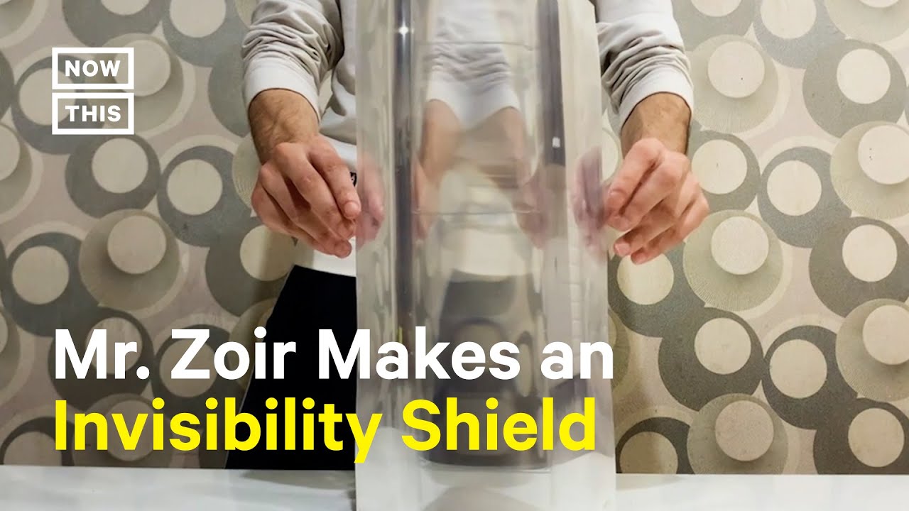 DIY YouTuber Makes 'Invisibility Shield' - YouTube