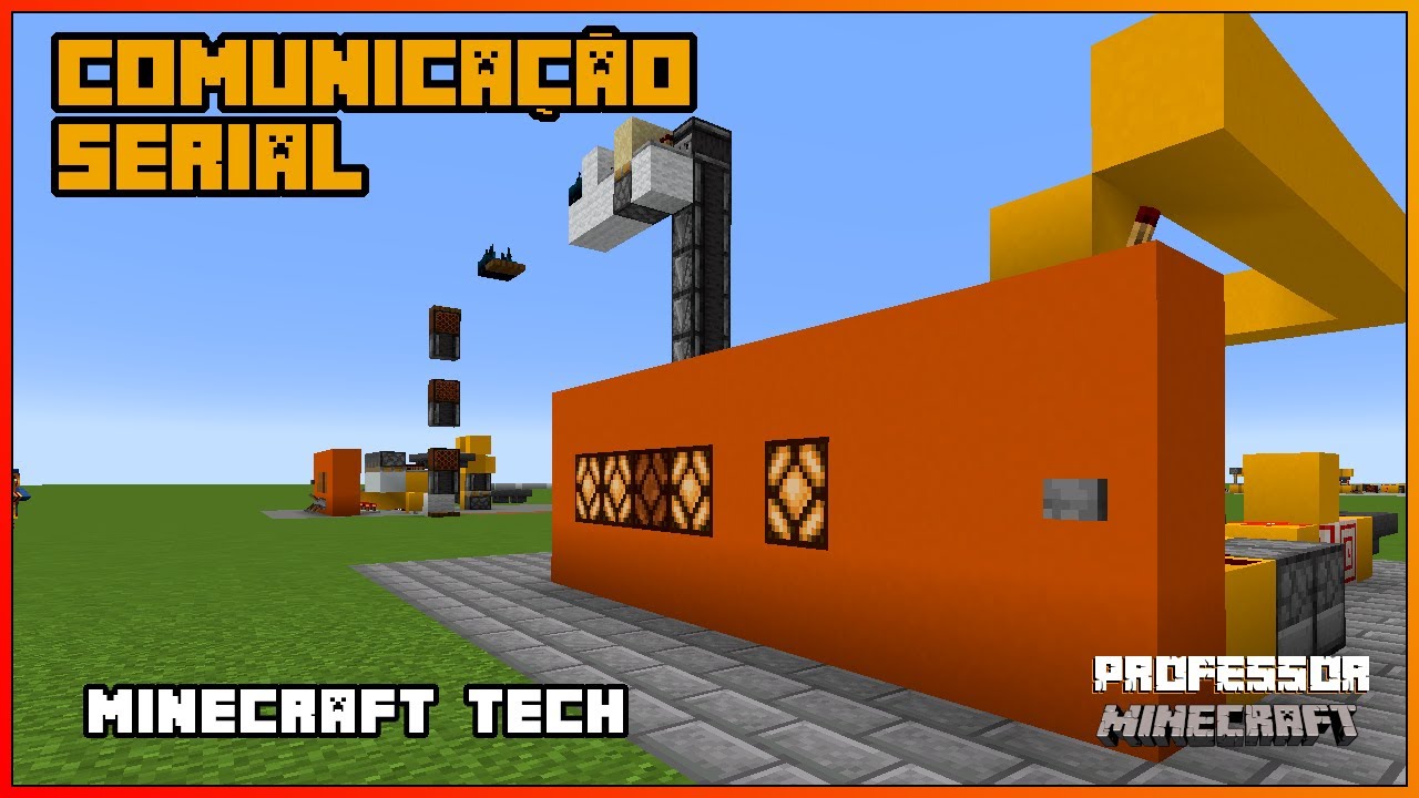 Como funciona a comunicação serial - Minecraft Tech 05 - YouTube