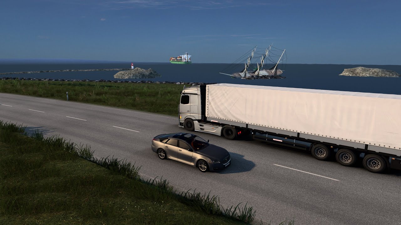 ETS2 1.46 * AZGE - Project Caucasus - Tiflis to Baku to Makhachkala ...