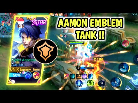 Aamon Pake Emblem Tank Tapi Itemnya Full Magic,Begini Jadinya 🔥| Build Aamon Tersakit 2023-MLBB ...