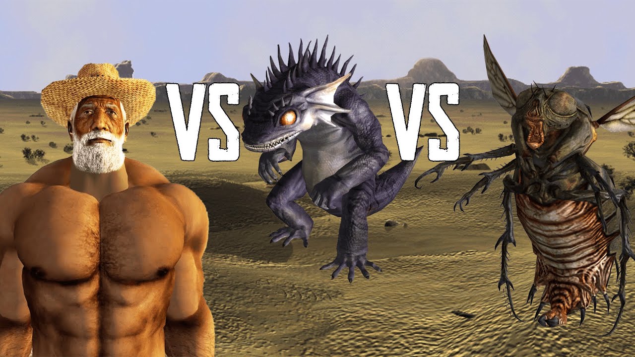 What is the deadliest creature in all of the wastes? Gojira? Legendary ...