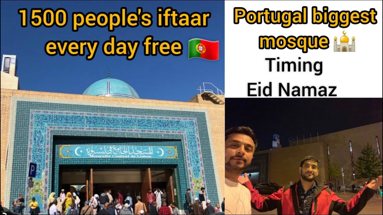 Portugal muslim community 🕌 Hundreds of people’s iftaar in Ramadan ...