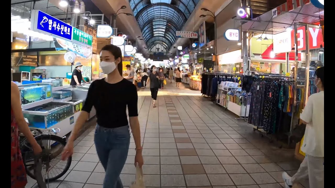[4K] Walk at Amsa Market in Amsa-dong, Gangdong-gu, Seoul, Korea - YouTube
