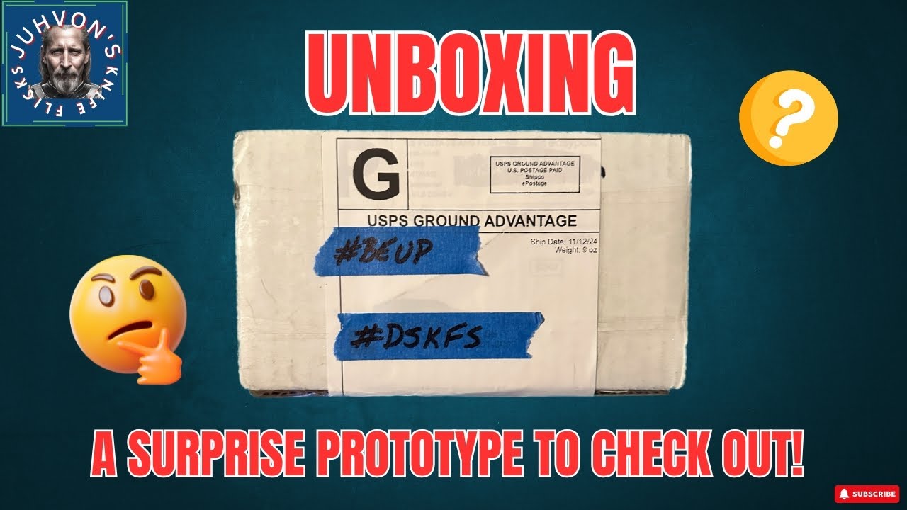 Unboxing a Surprise Prototype from a Community Member and Kansept Knives! - YouTube