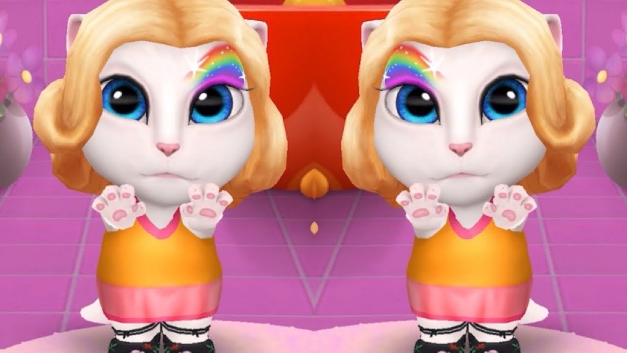 Talking Angela funny video - YouTube