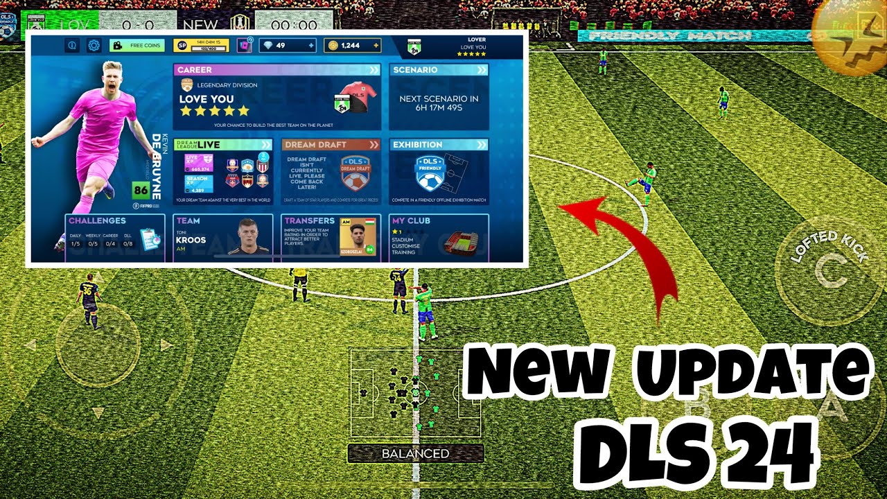 New Update DLS 24 🥳🤯😱 | Players new Levels | Halaand Messi Mbappe |# ...