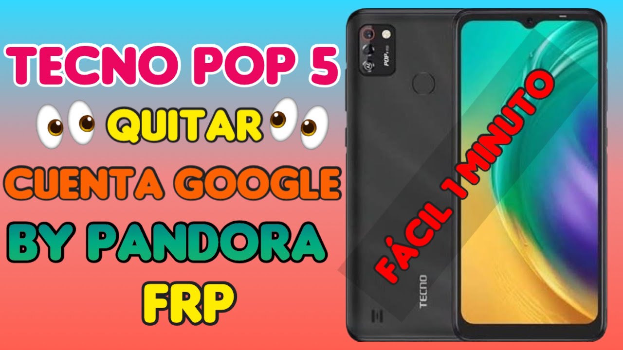 Frp Tecno pop 5 go-bd1 by Pandora - YouTube