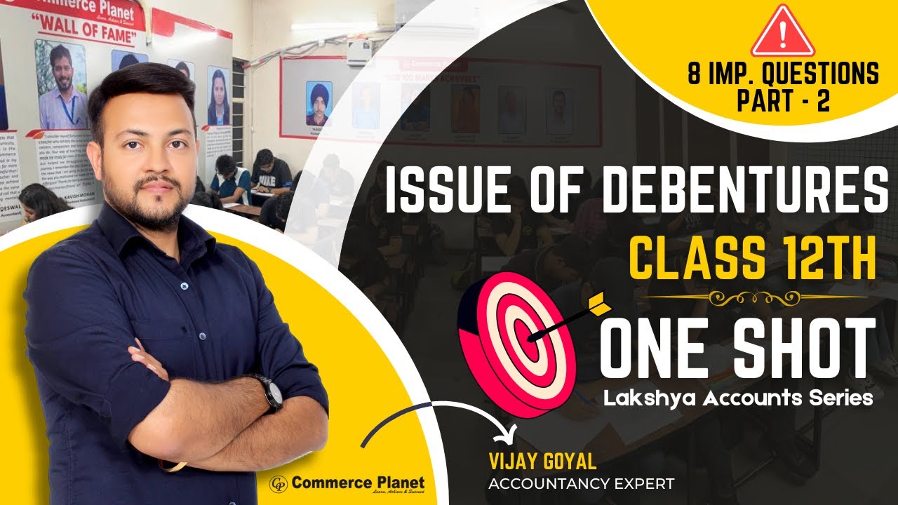 8 Most Important Questions on Issue of Debentures | Class 12 Accounts ...