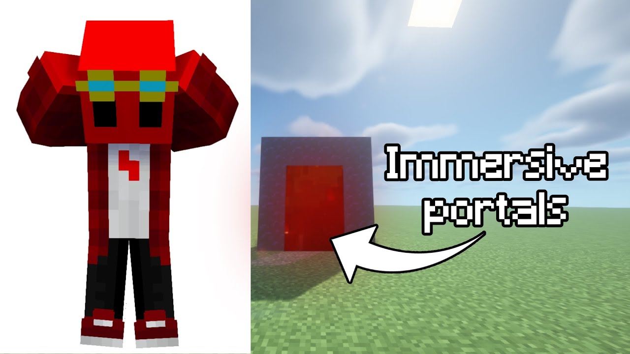 This mod is so good it hurts my head! (Immersive portals mod) - YouTube
