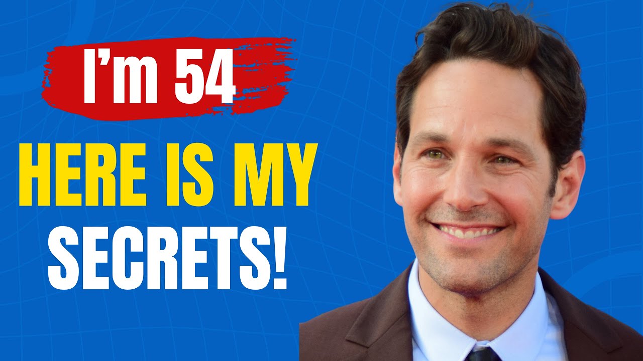 PAUL RUDD ANTI AGING SECRETS! | Nutrition, Exercise Routine, Habits and ...