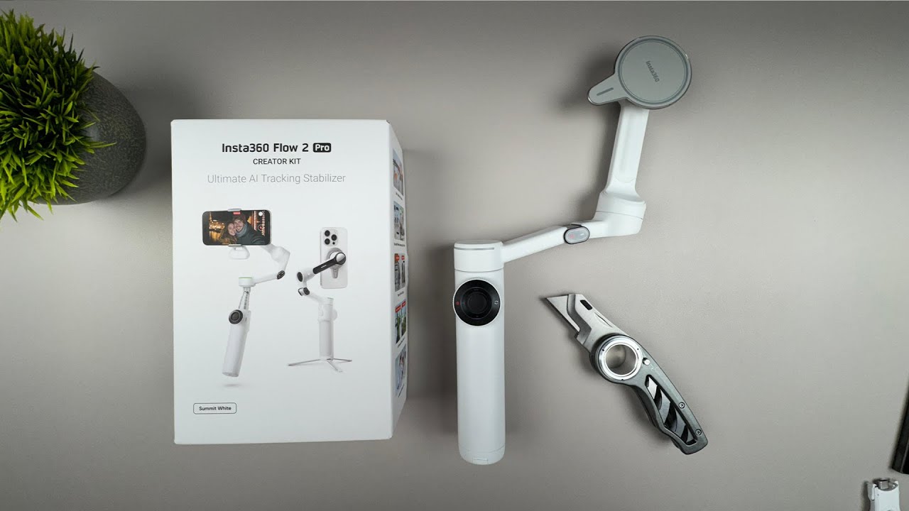 Insta 360 Flow 2 Pro ASMR Unboxing and Features - YouTube