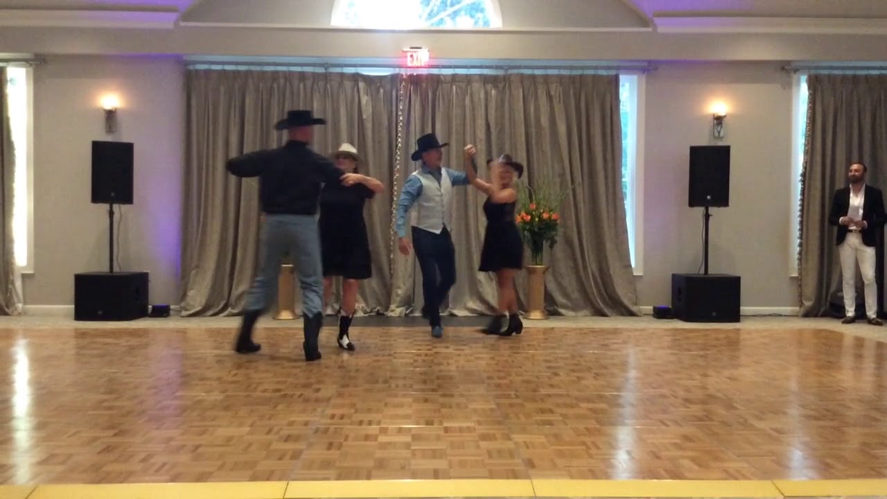 Rick & Patty Kanter dancing their first show number with Ms Julia and ...