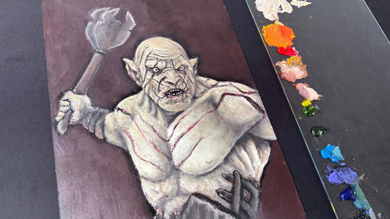 Experience the DARK SIDE of Middle Earth with Azog the Defiler Oil ...