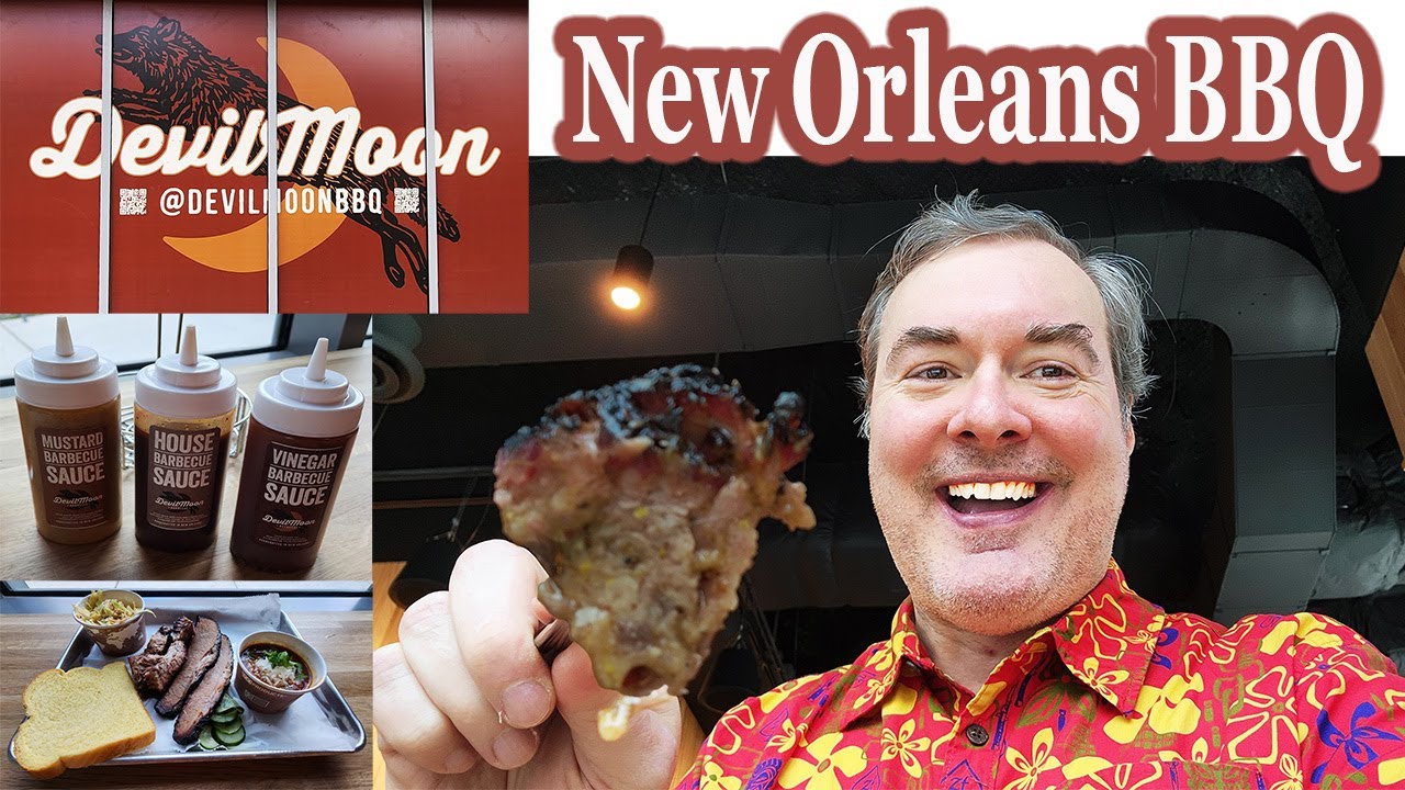 New Orleans BBQ: Devil Moon BBQ Restaurant Review Videos - YouTube