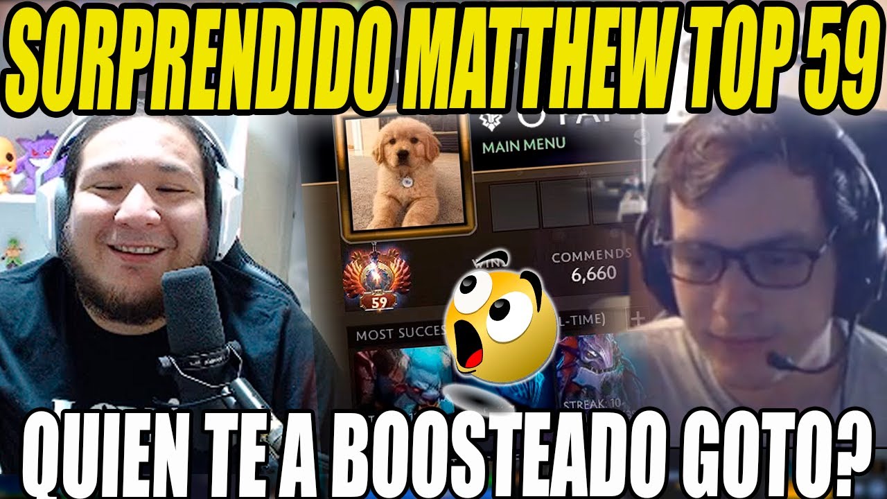 EL GOTITO TOP 59?? 😮 KINGTEKA SORPRENDIDO COMO SUBIO TAN RAPIDO MATTHEW!! | DOTA 2 - YouTube