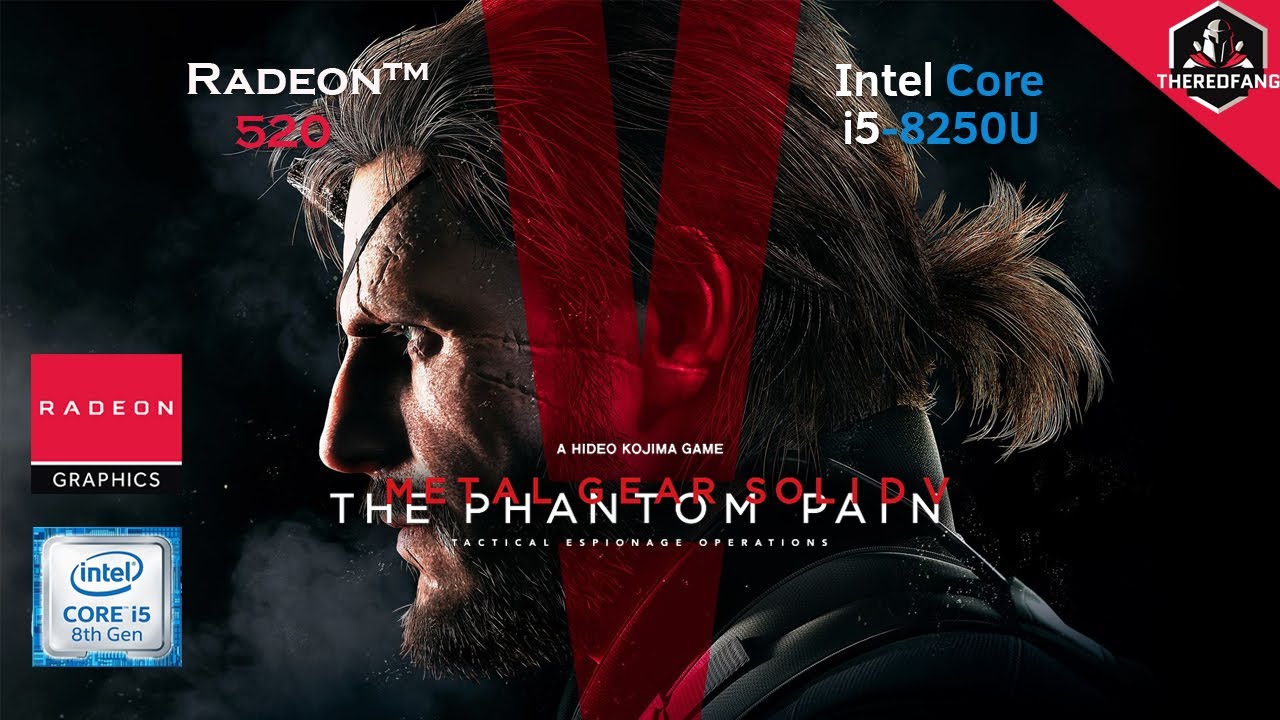 Metal Gear Solid V: The Phantom Pain on Intel Core i5 8250U and Amd ...