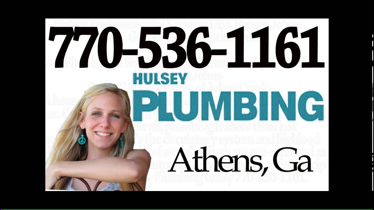 Athens GA plumbing septic 30606 - YouTube