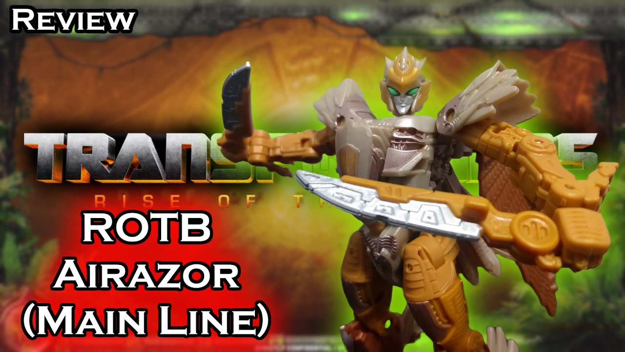 Transformers Rise of the Beasts Airazor Review - YouTube