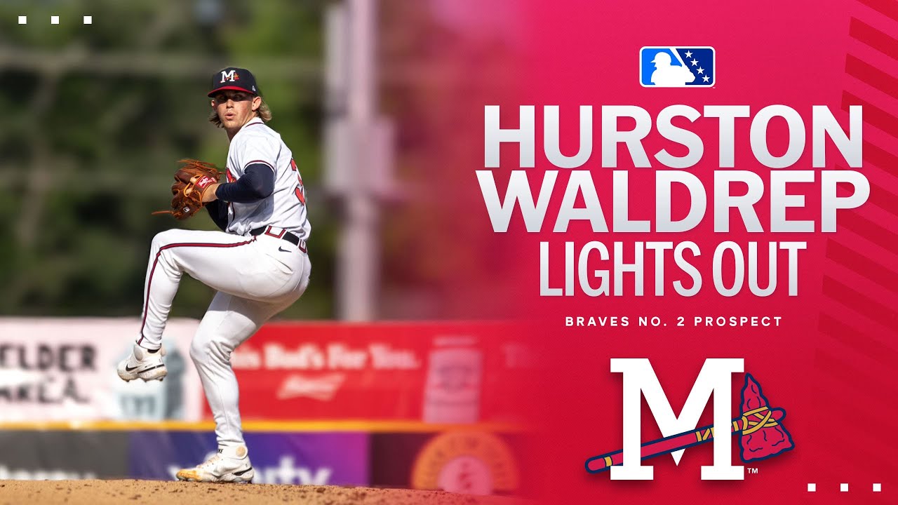 Braves' Hurston Waldrep strikes out seven | MiLB Highlights - YouTube