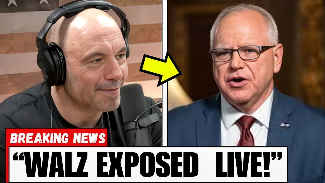 Tim Walz SHOCKED as Joe Rogan Exposes Him LIVE! - YouTube