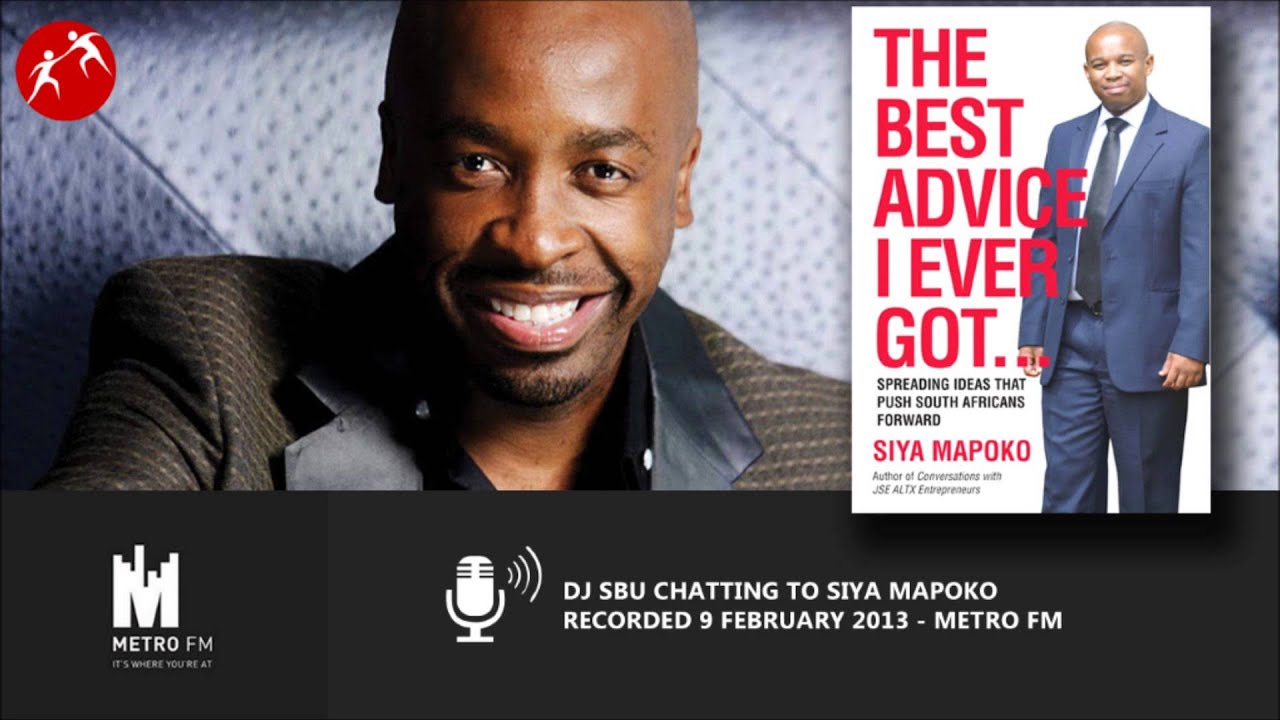 DJ SBU interviews Siya Mopoko on Metro FM - YouTube