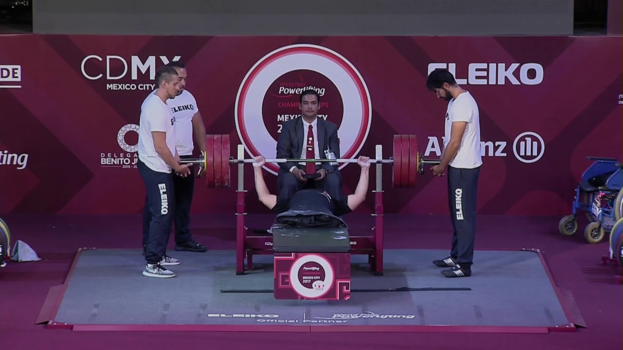 Omar Qarada | Silver | Men'sUp to 49kg | Mexico City 2017 World Para ...