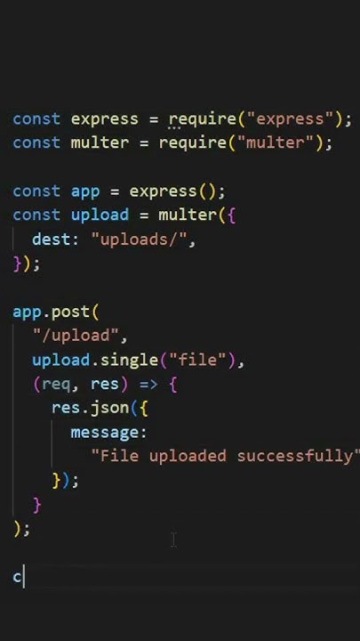 Node.js File Upload API - YouTube