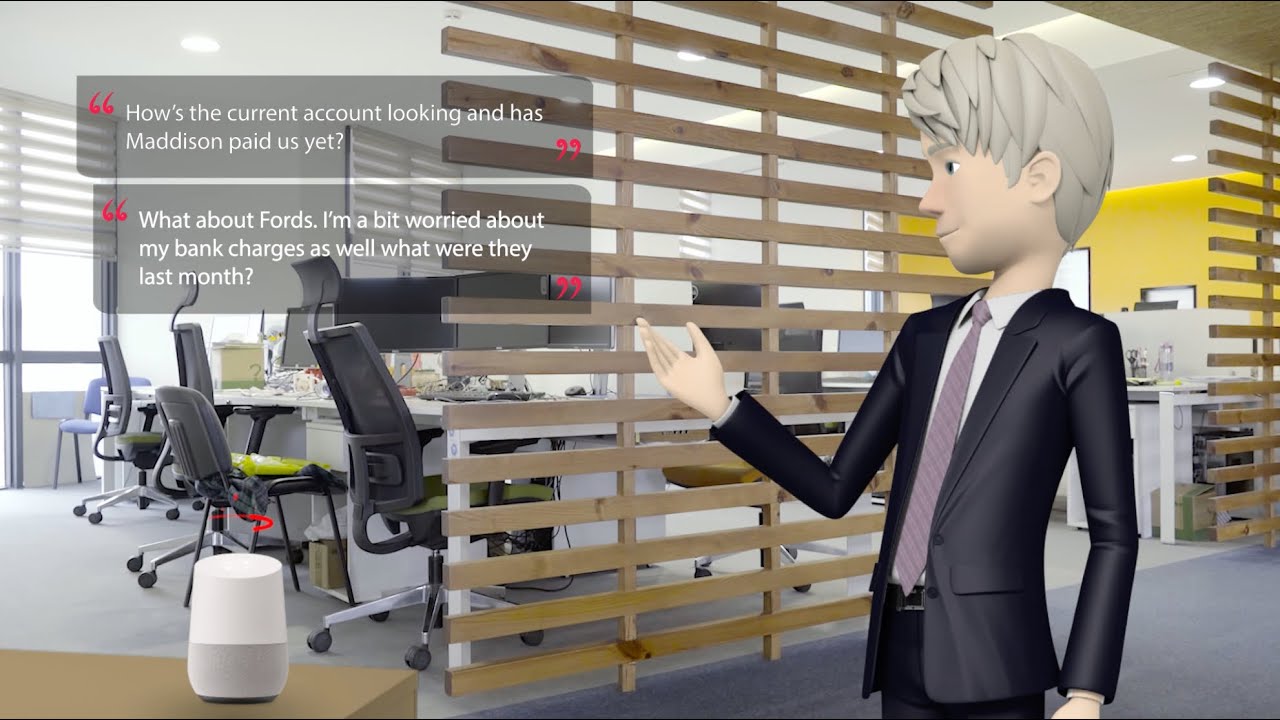 Conversational Interfaces - Banking and Accounting (Action AI) - YouTube