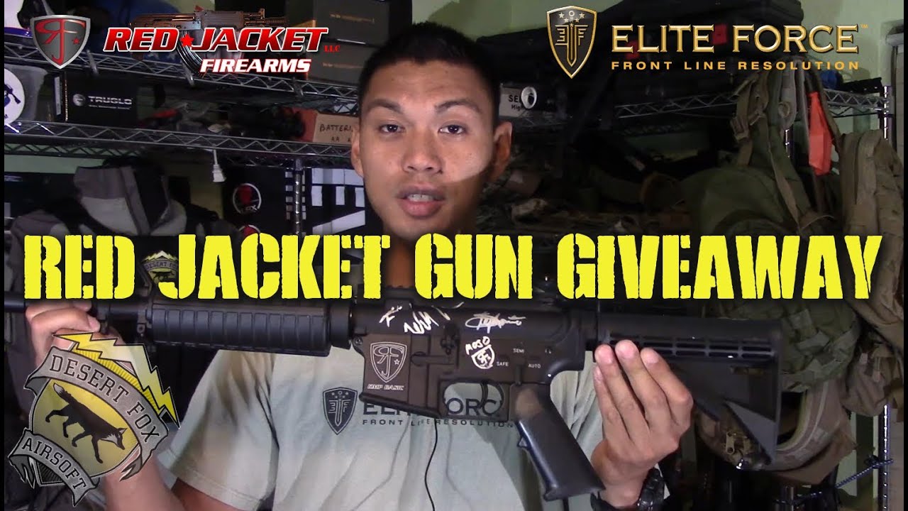 DesertFox Airsoft: Red Jacket Firearms Giveaway (Airsoft Gun Giveaway ...