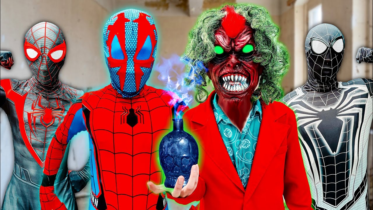 TEAM SPIDER-MAN vs VENOM || The POWER of NEW BAD-HERO ( Live Action ...