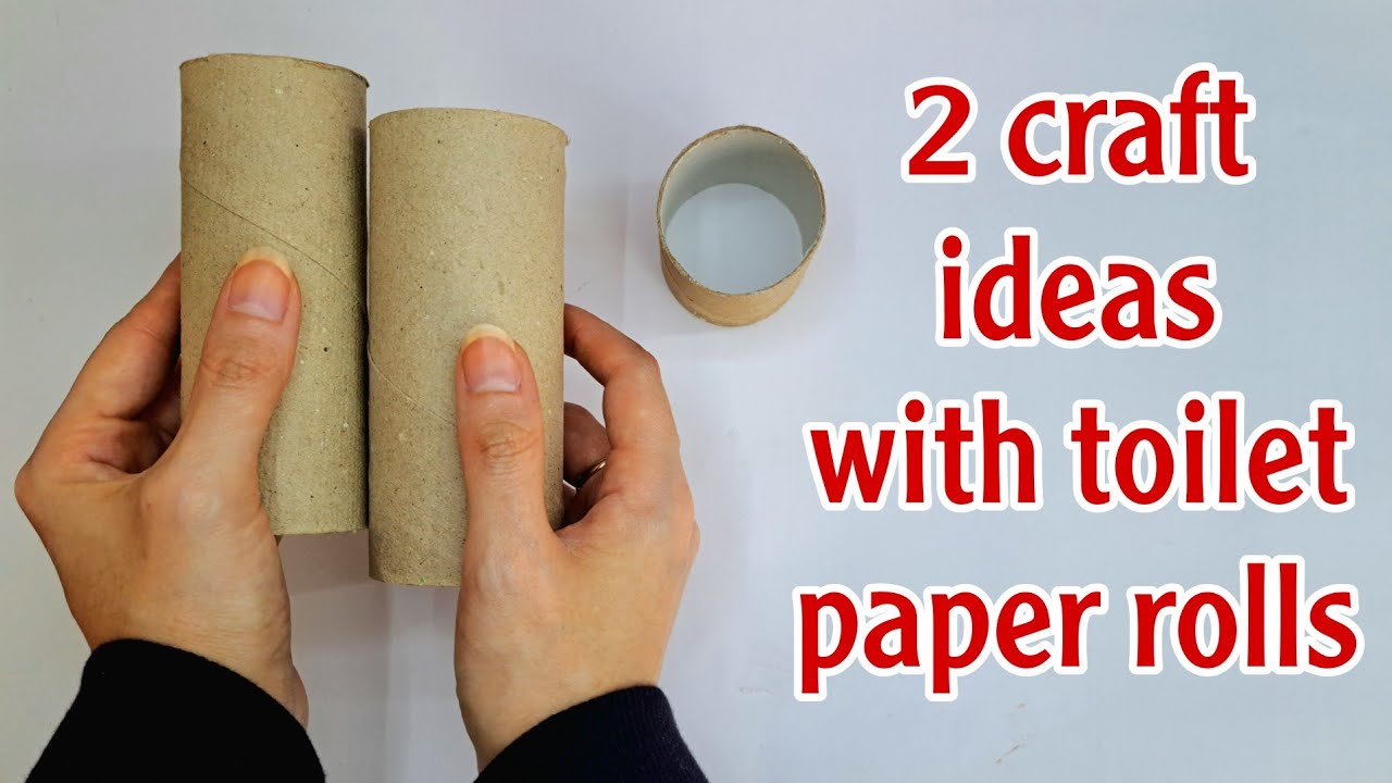 Don’t Throw It Away! Turn toilet Paper Rolls into Cool Crafts / easy ...