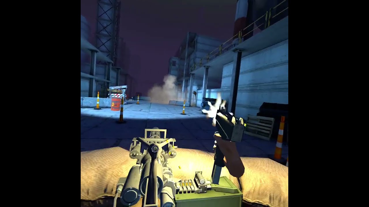 Arizona Sunshine Level 6 Refinery Minigun (Machine Gun) Scene ...