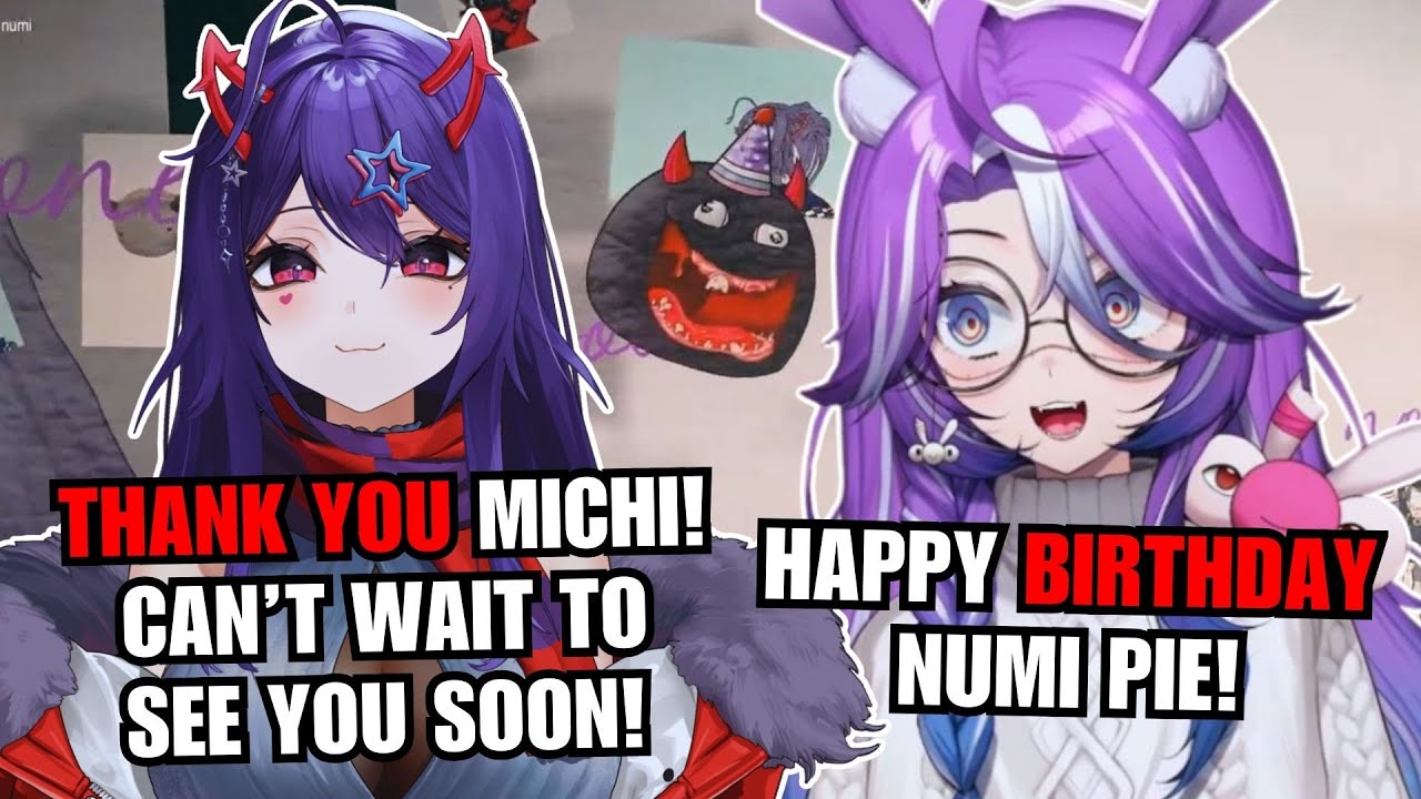 Michi Surprises Numi on Her Birthday - YouTube