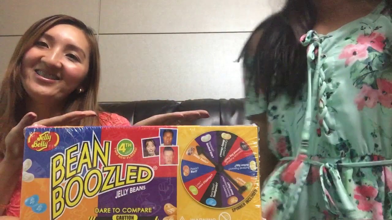 Explaining how to play bean boozled and unboxing it - YouTube