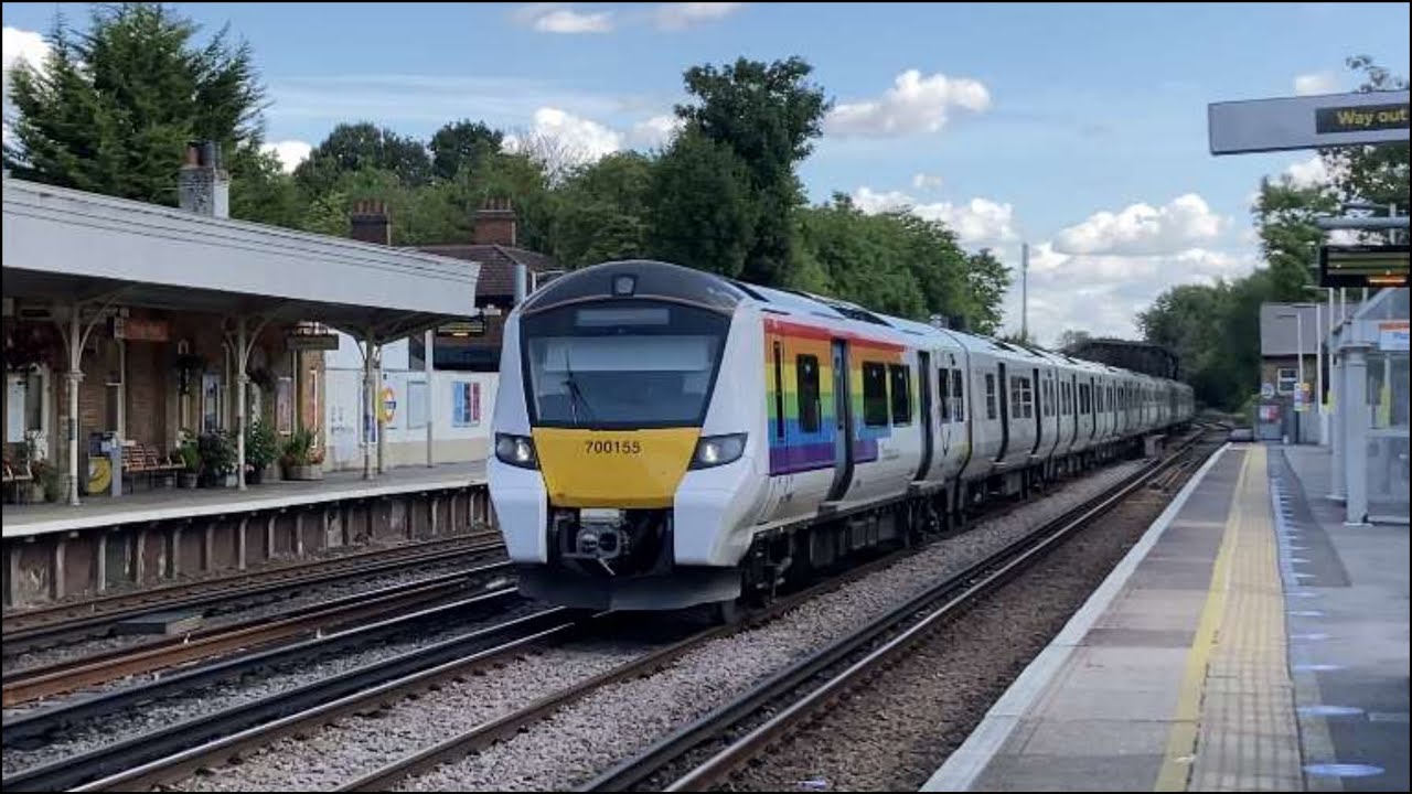 Trains at Penge West - YouTube