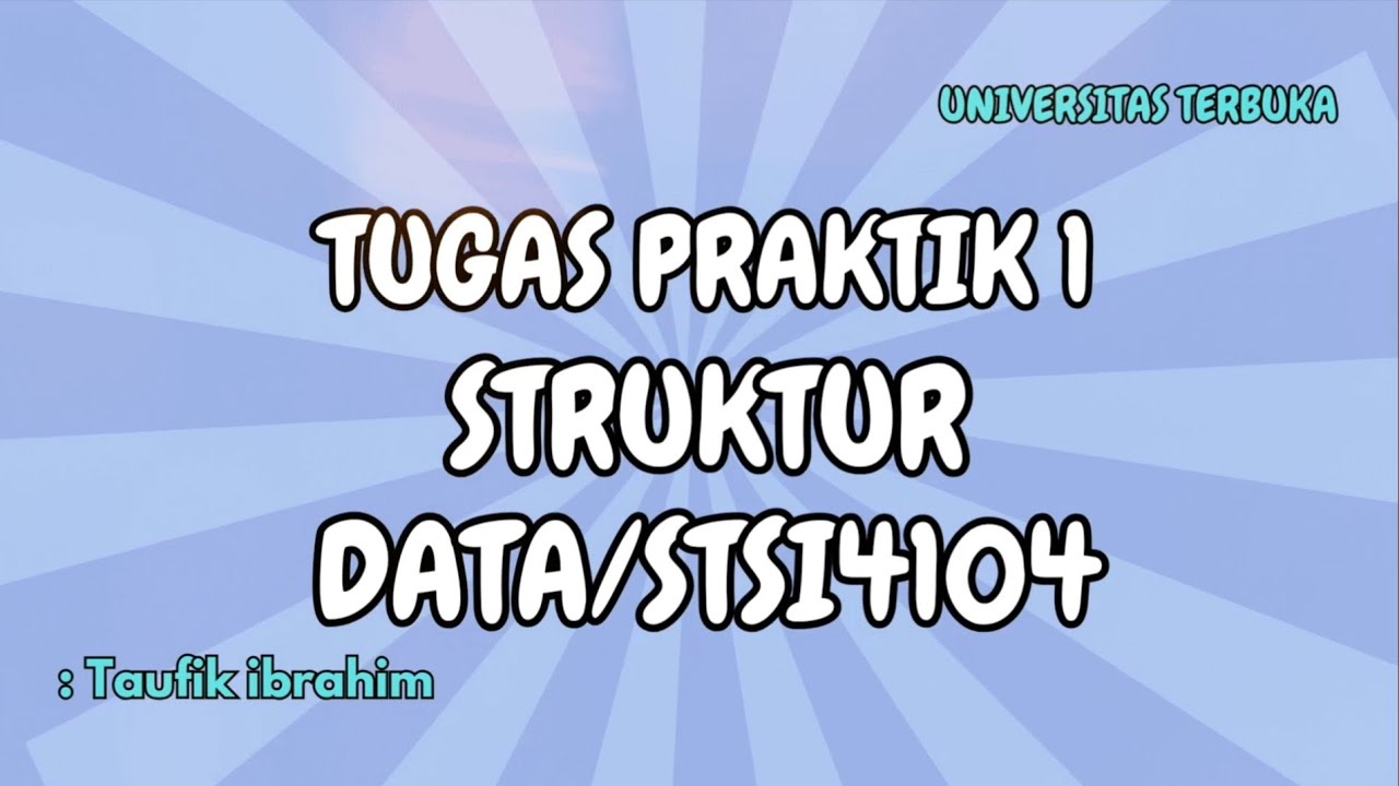 Tugas 1 Struktur Data: Deklarasi Variabel Menggunakan Visual Studio ...