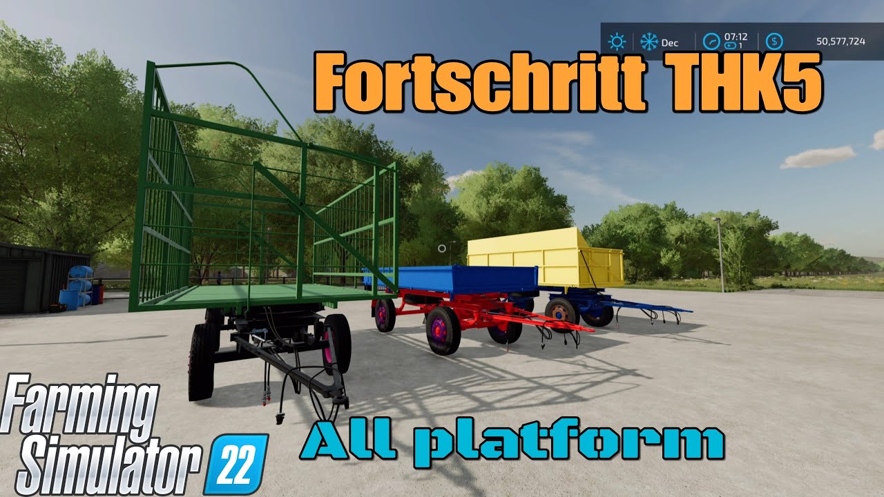 Fortschritt THK5 / Mod for all platforms on FS22 - YouTube
