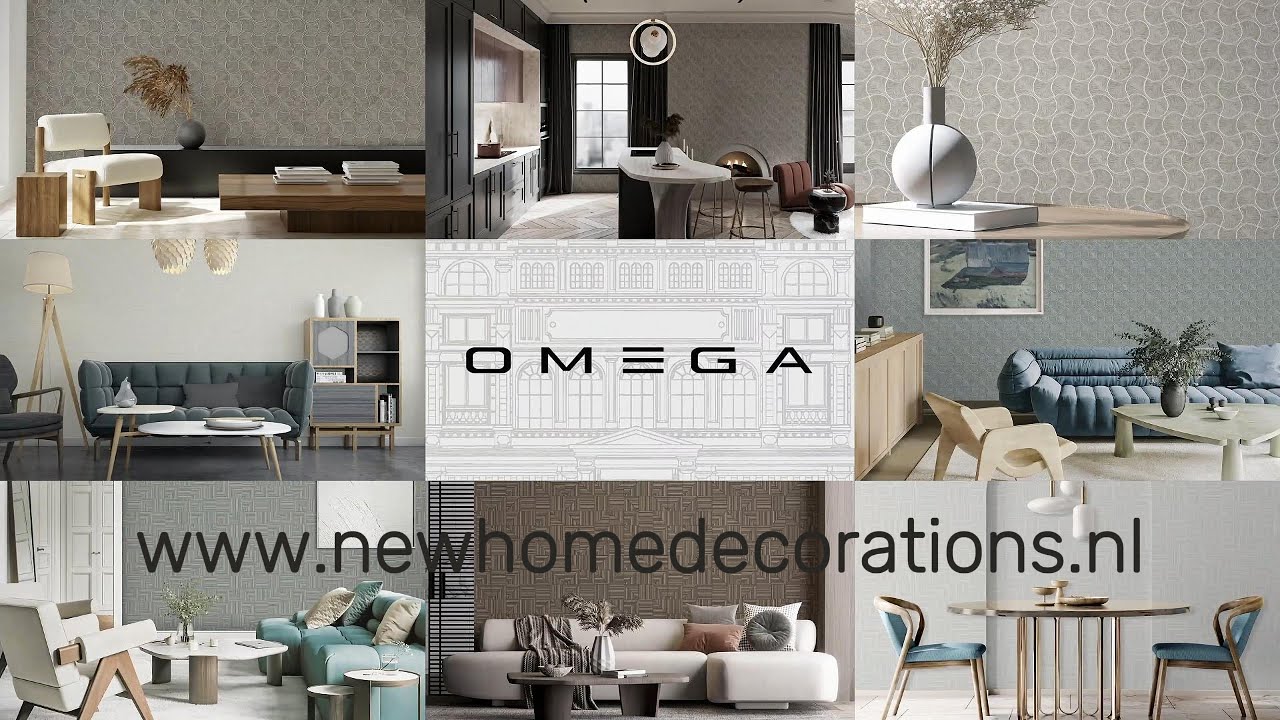 OMEGA Behang Collection by New Home Decorations - YouTube