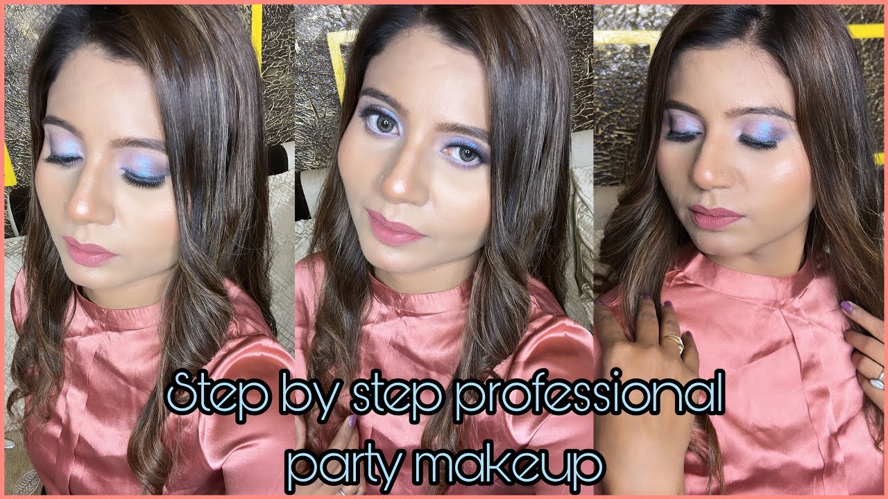 Step-by-step professional party makeup tutorial | Party makeup look | Indian Mom Kanchan - YouTube