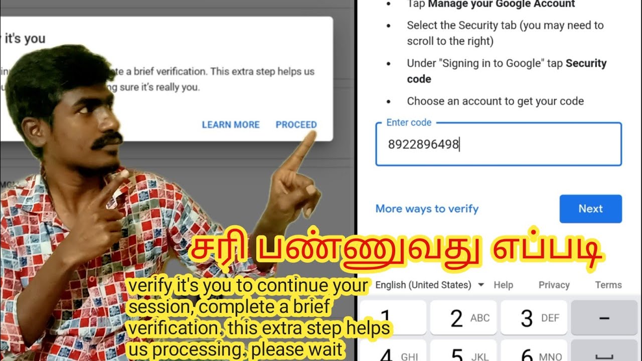 verify it's you to continue your session, complete a brief verification ...