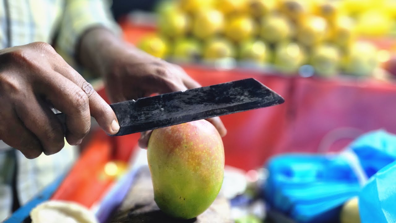 FRUIT NINJA of FRUITS | Amazing Fruits Cutting Skills | Indian Street ...