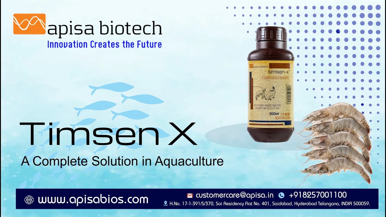Boost Your Aquaculture Business with TINSEN X by APISA BIOTECH - YouTube